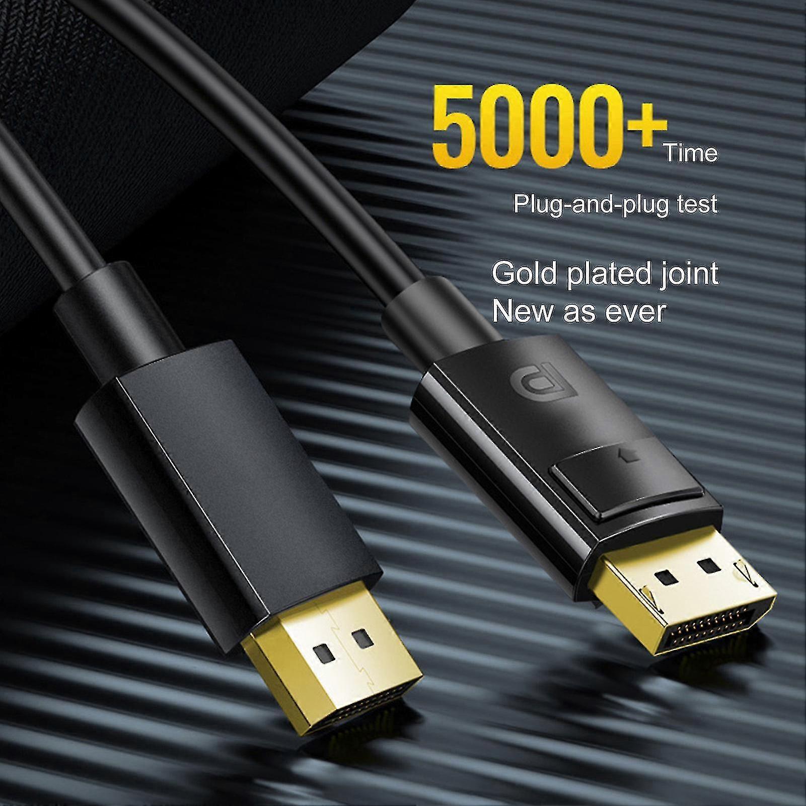 1/2m Dp To Dp Adapter 1080p 240hz/2k 144hz/4k 60hz 4k Lossless ...
