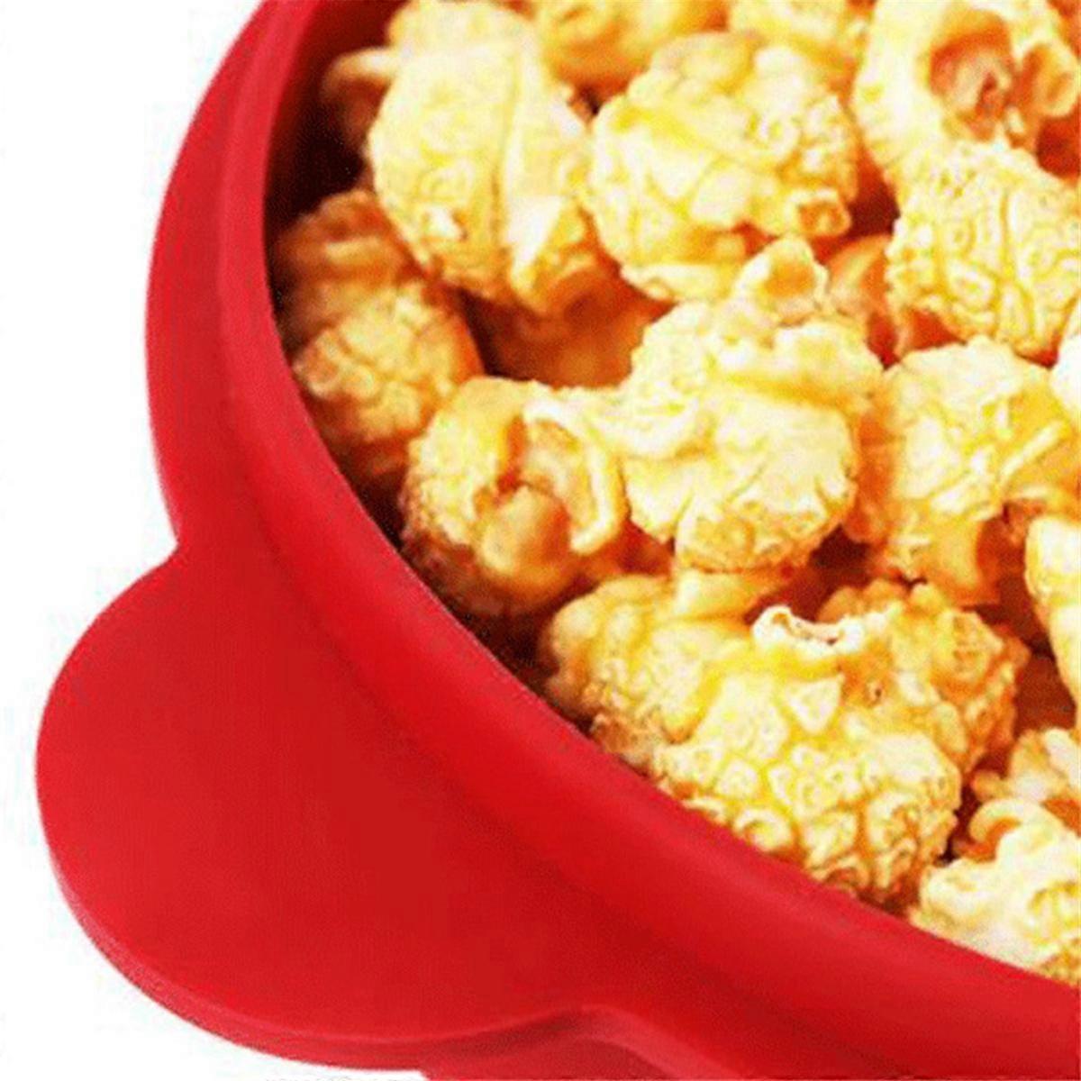 Silicone Microwave Popcorn Maker Foldable Popcorn Bowl Microwave ...