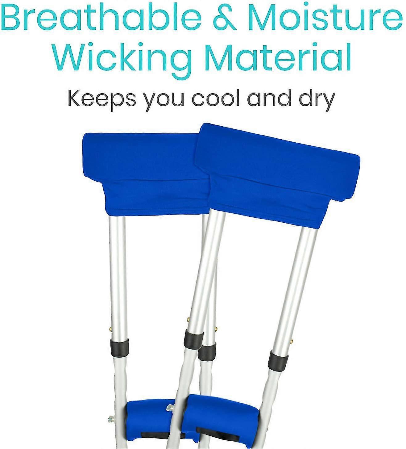 Crutch Pads - Padding For Walking Arm Crutches - Universal Underarm ...