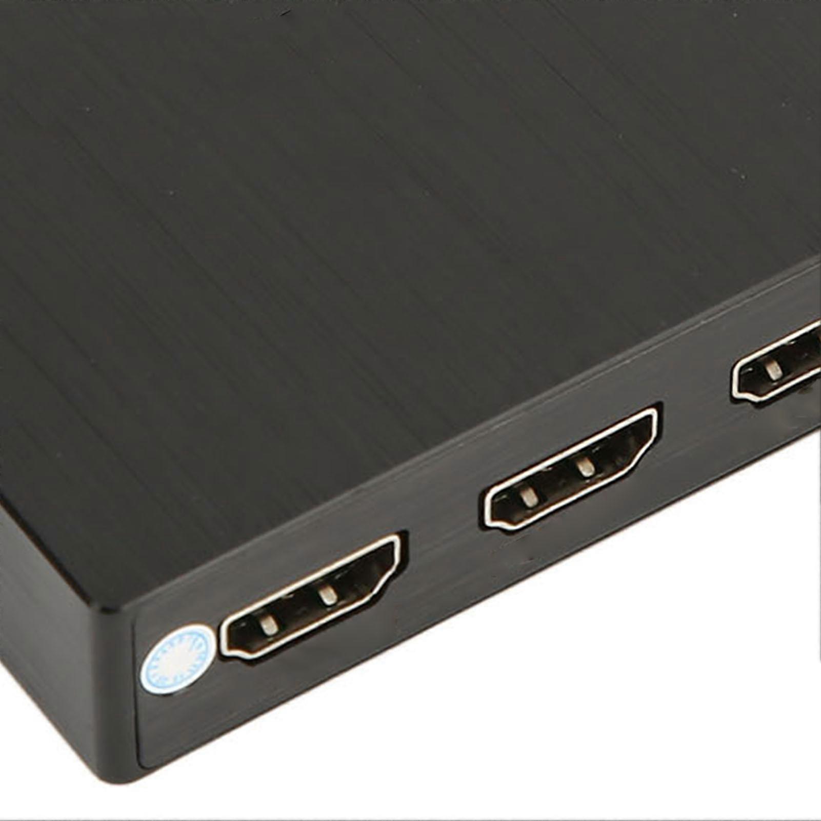 4K HD Multimedia Interface Switch Splitter 2 in 4 Out with Remote 4x2 ...