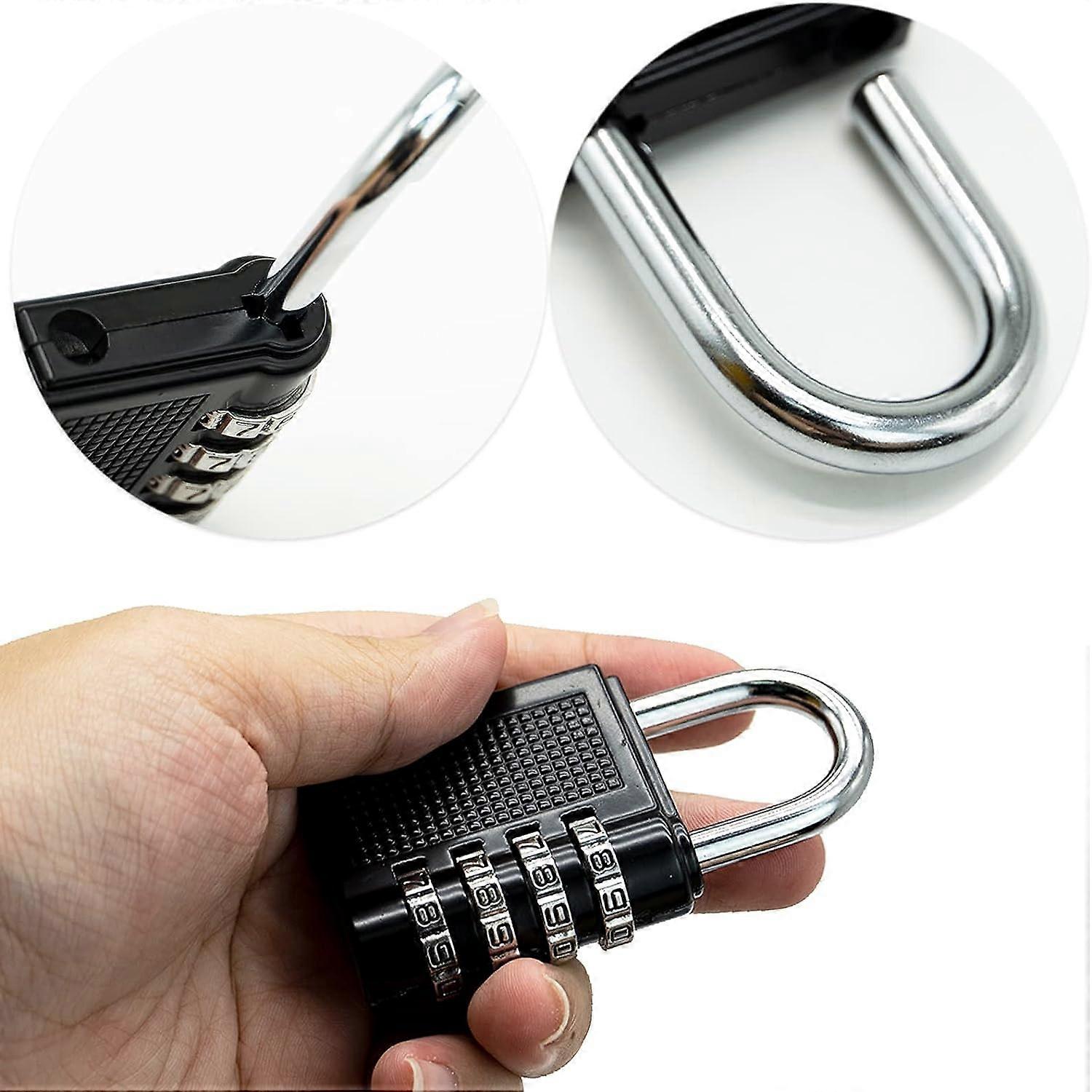 Large Combination Padlock, 4 Digit Combination Lock for Gym Locker ...