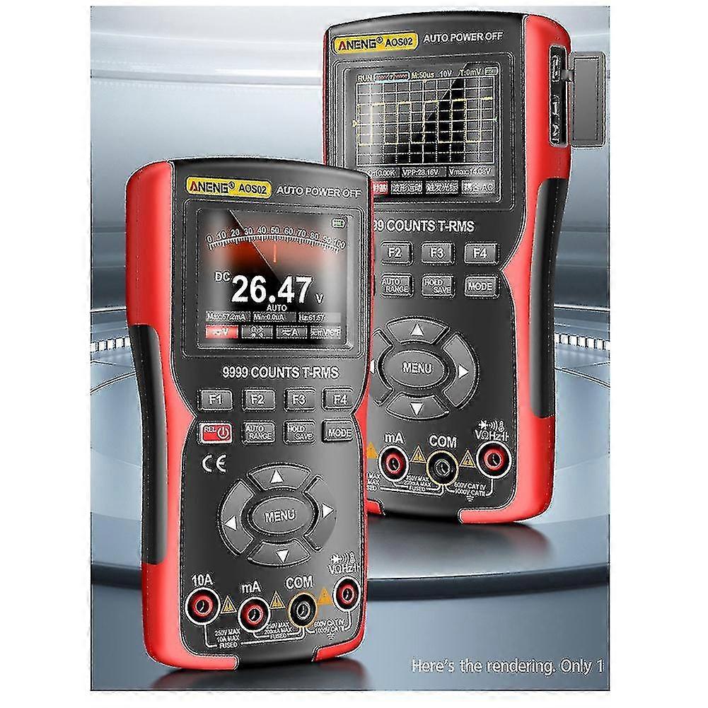 Aos02 2 In 1 Digital Oscilloscope Professional Transistor Test ...