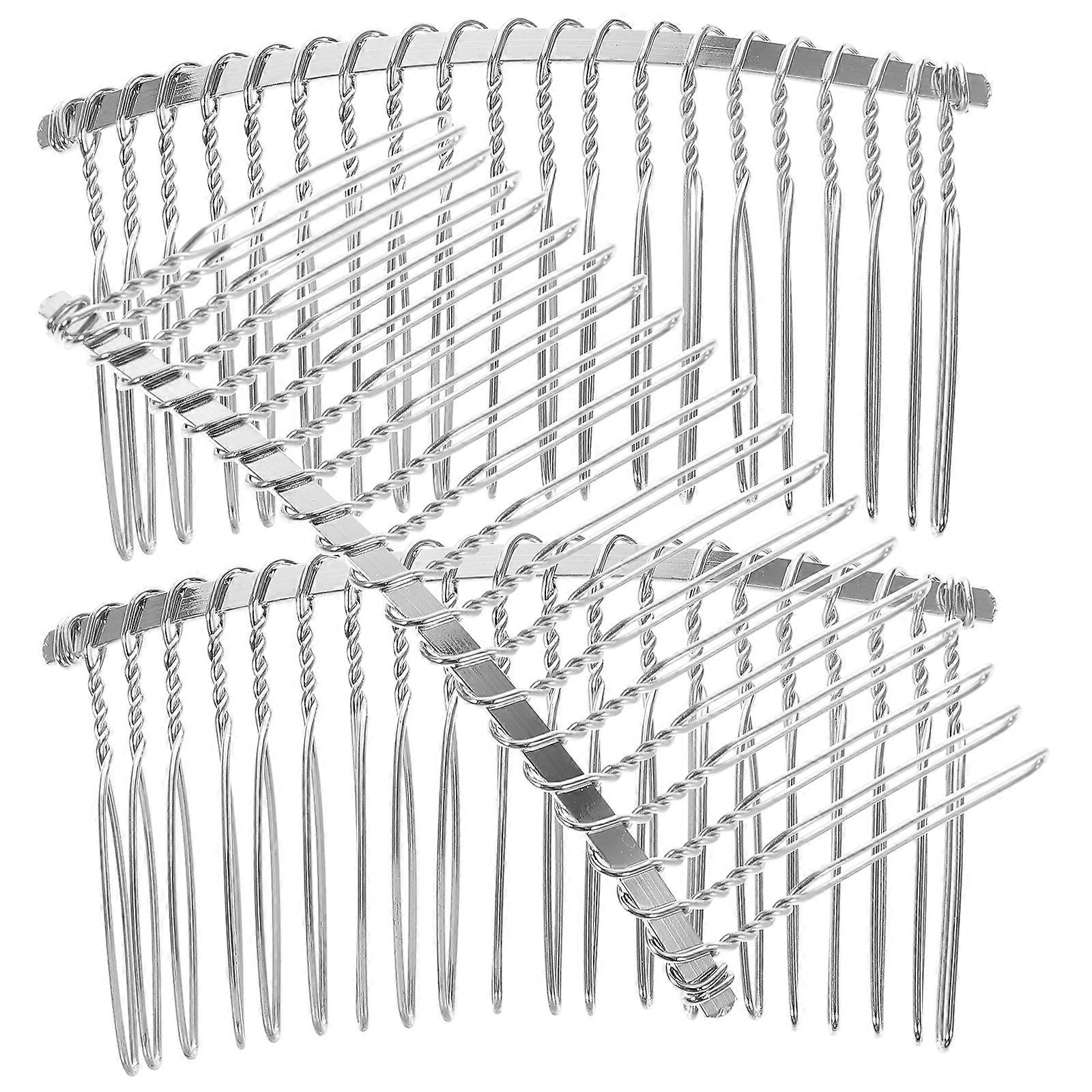 3 Pcs Bride Veils Wedding Bridal Hair Comb 20 Teeth Hair Clip Combs ...