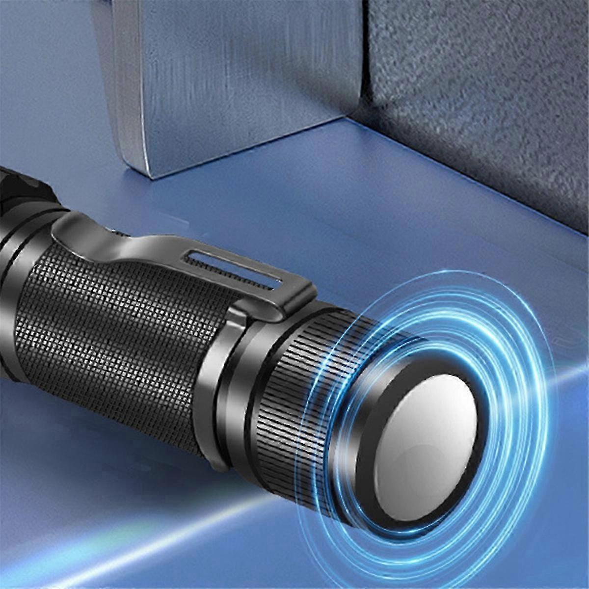 LED Camping Flashlights Bright Flashlight 600LM Rechargeable Zoomable ...