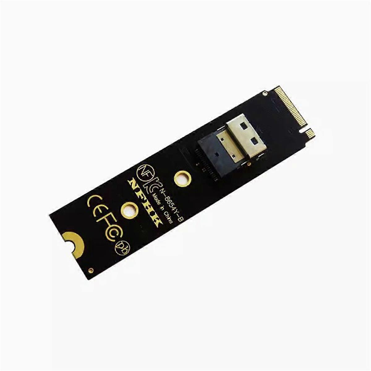 NVMe M.2 NGFF Interface Adapter to Slim SFF-8654 NVMe for High-Speed ...