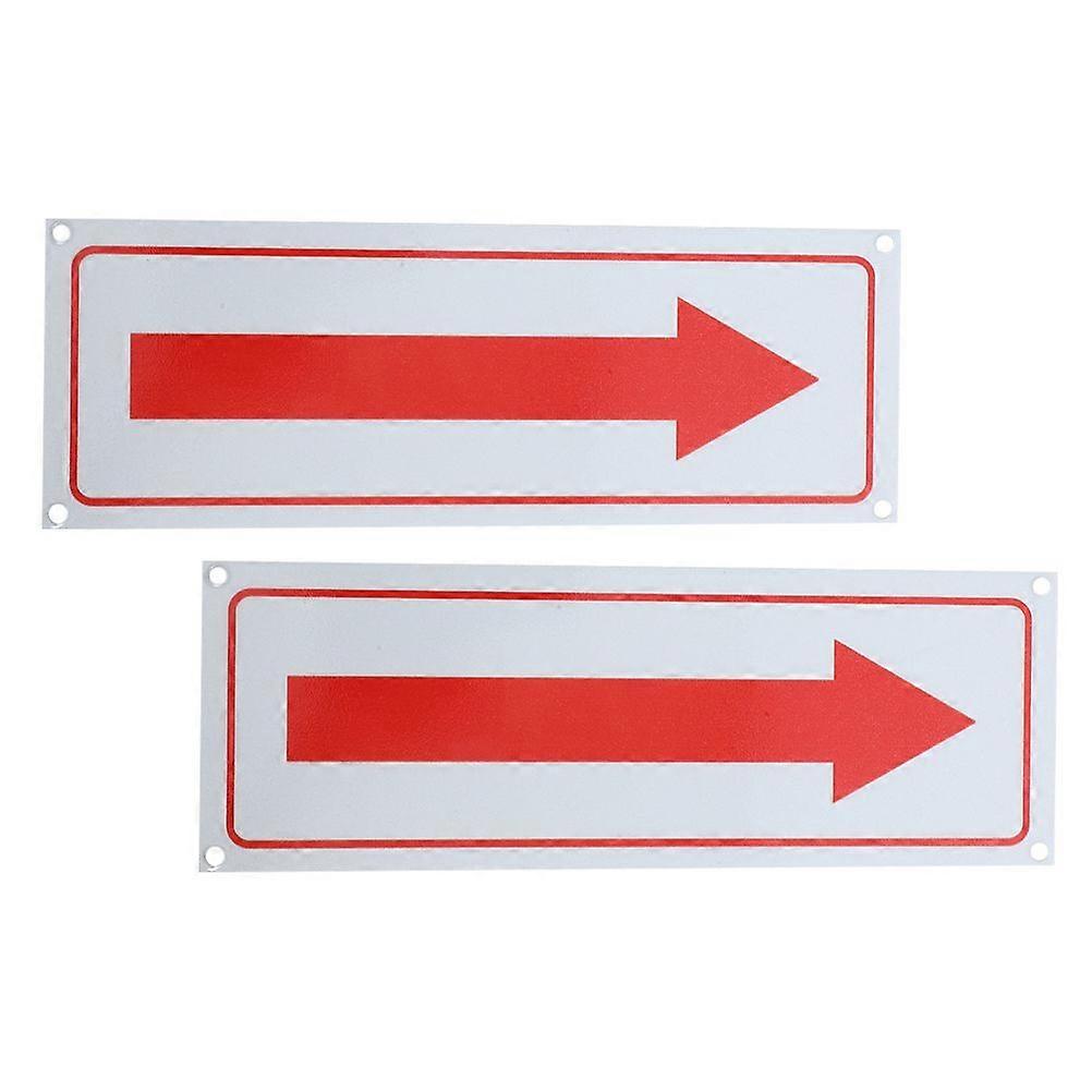 2pcs Arrow Signs Metal Arrow Indication Signs Aluminum Alloy Arrows ...