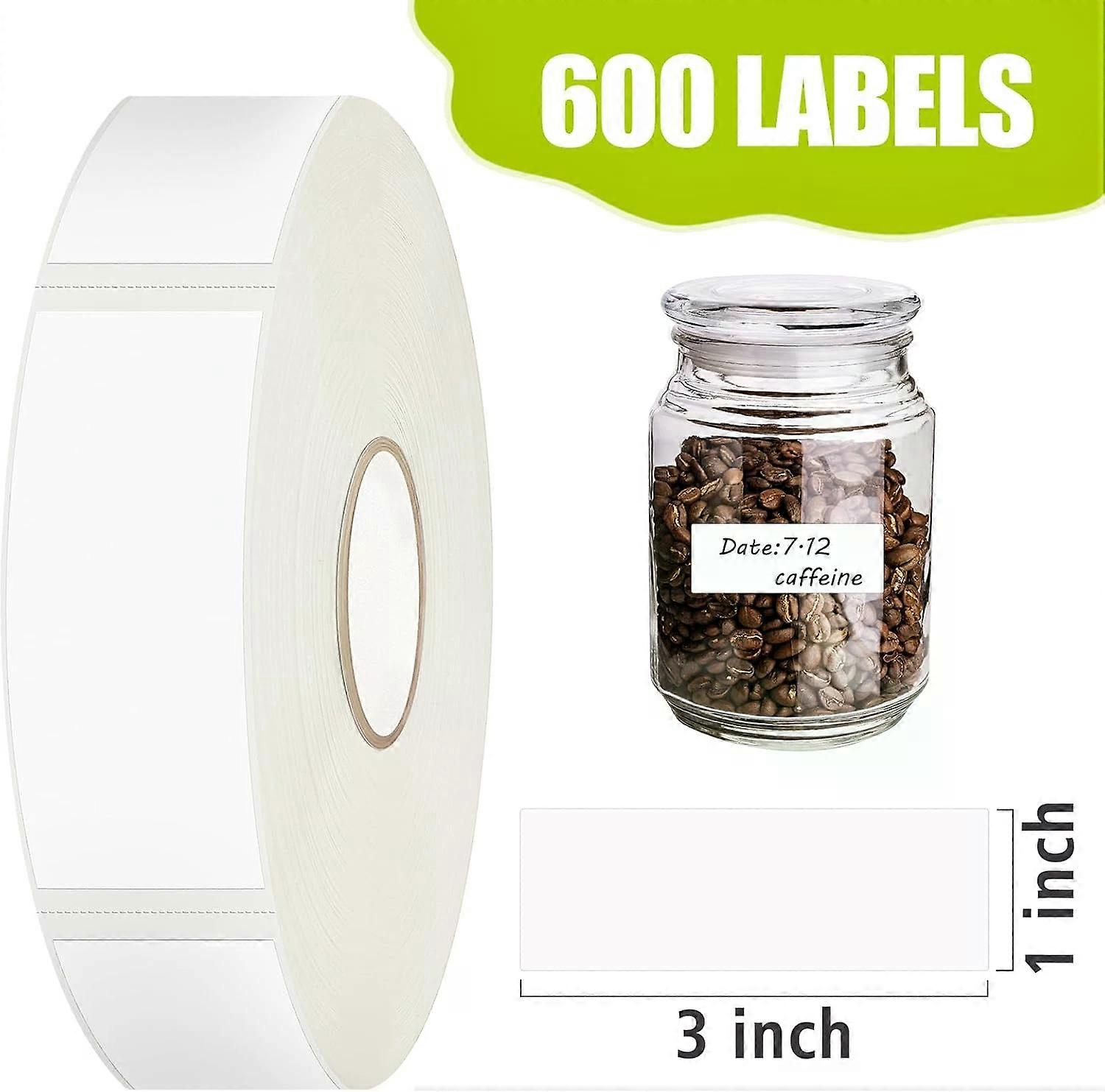 Freezer Labels, 600 Blank Removable with Perforation Line for Easy ...
