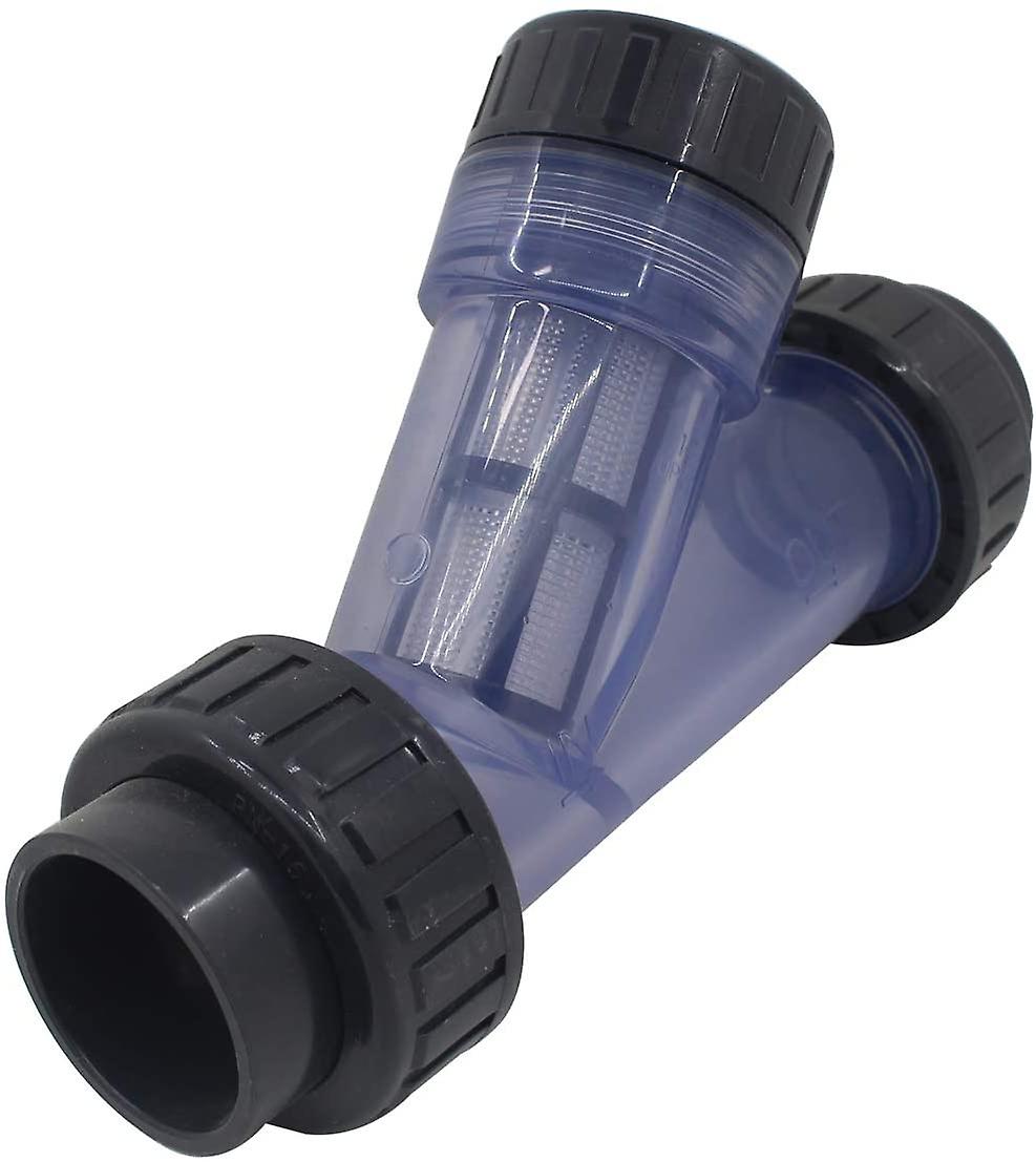 Pvc Hose Filter Y Type 20mm 40mm Mesh Filter Aquarium Irrigation Pvc ...