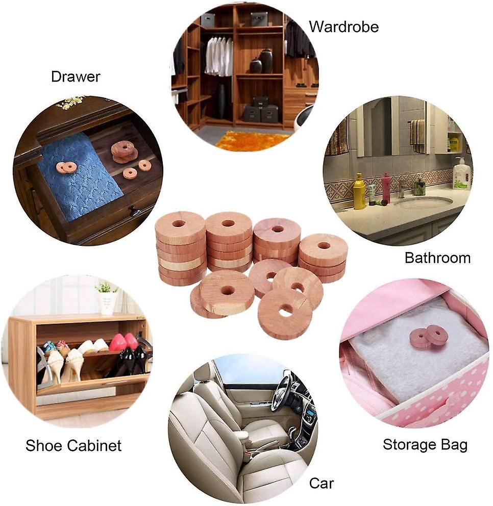 Suxm Cedar Wood Moth Repellent,natural Anti Moth Repellent Cedar Blocks ...