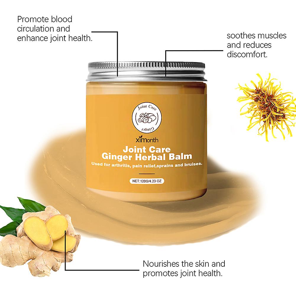 Herbal Ginger Cream for Joint Knee Pain Muscle Sprain Knee Waist Pain ...