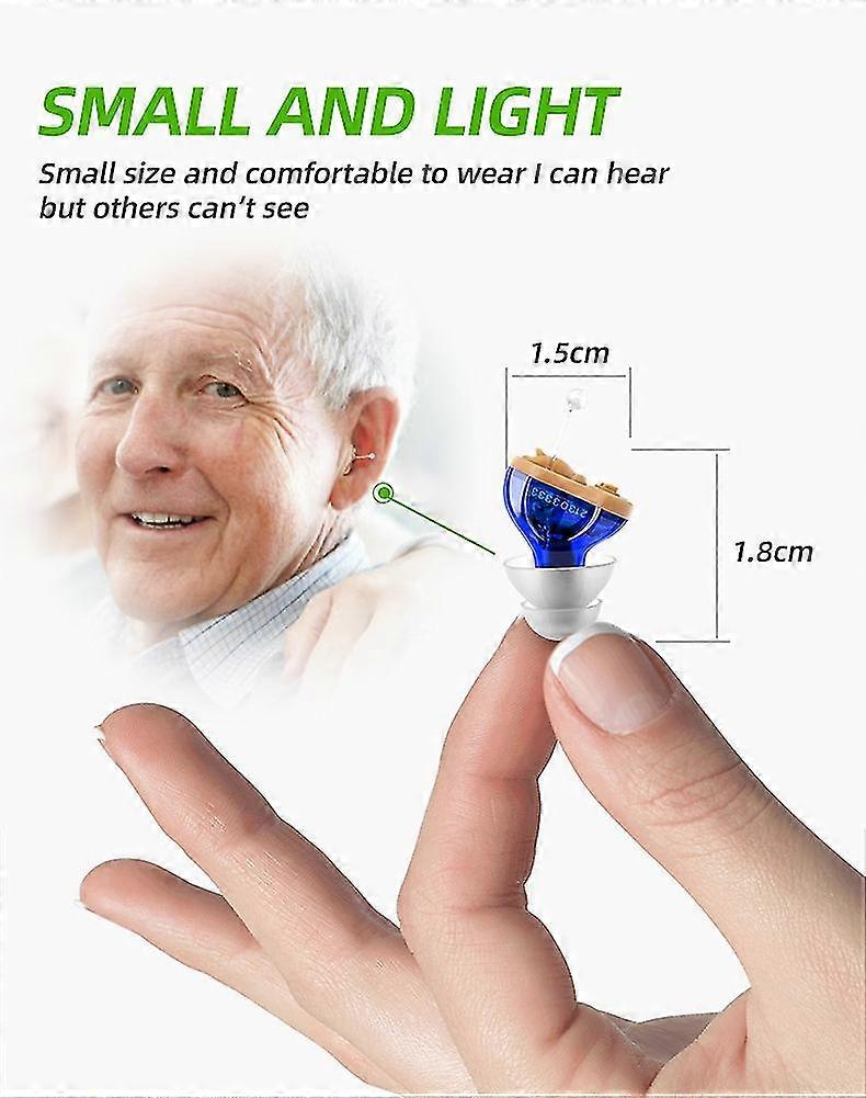 Premium Digital Hearing Amplifier-Invisible in Canal (CIC) In-Ear Mini ...