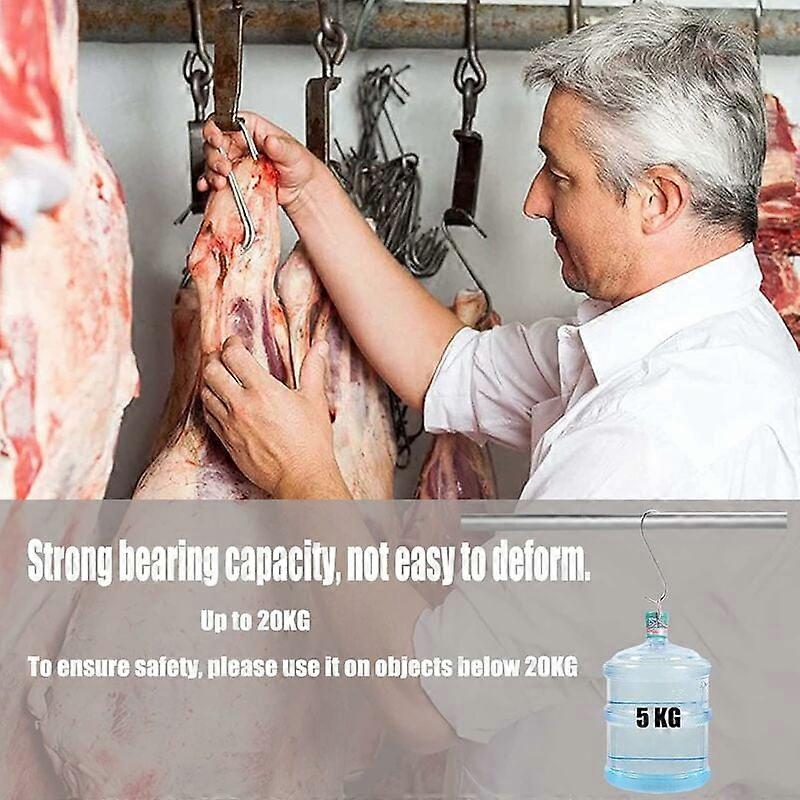 Butcher Hook, 25 Pieces Stainless Steel Butcher Hook, S-Shaped Hanging ...