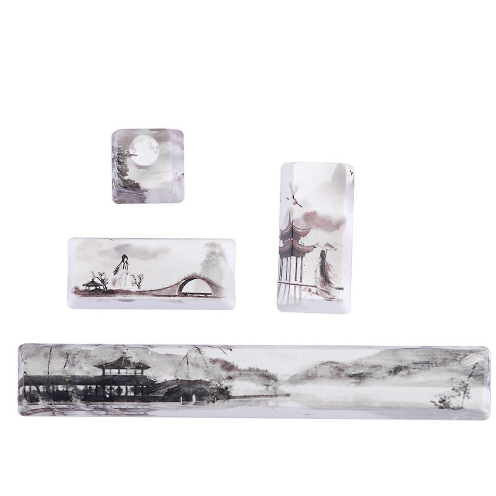 Landscape Pattern DIY Keycaps SpaceEScEnterNumpad Enter Keycap for ...