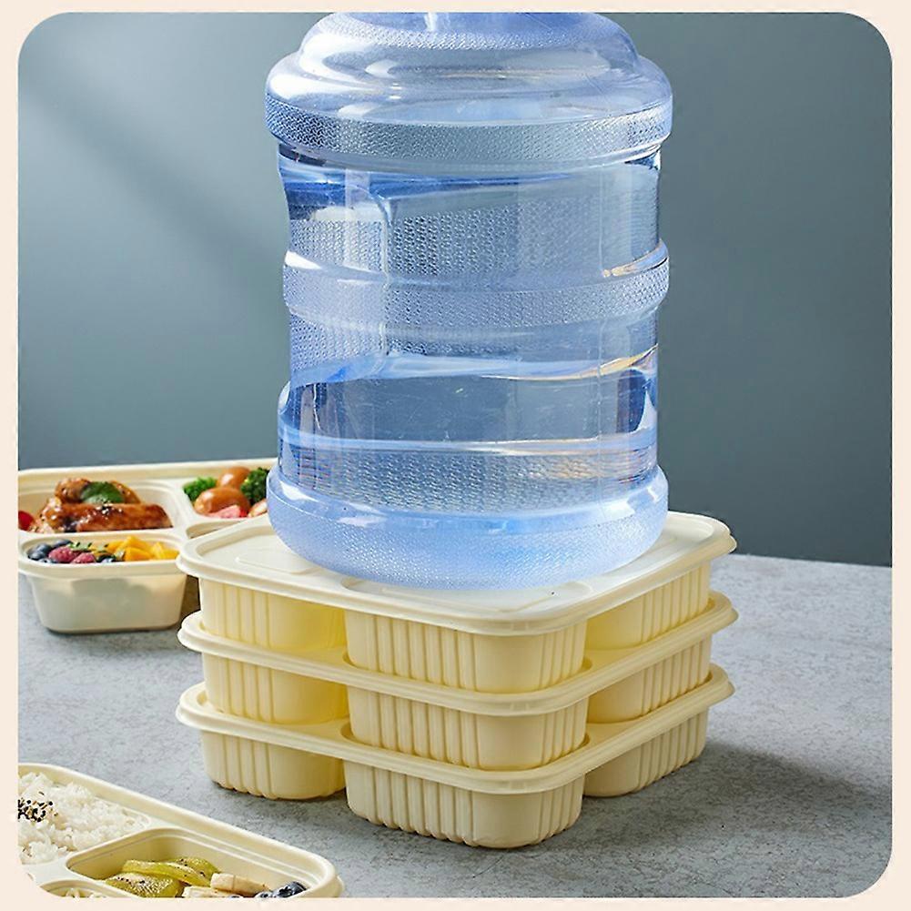 Disposable Lunch Box Gridding Box Bento Commercial Takeout Packaging ...
