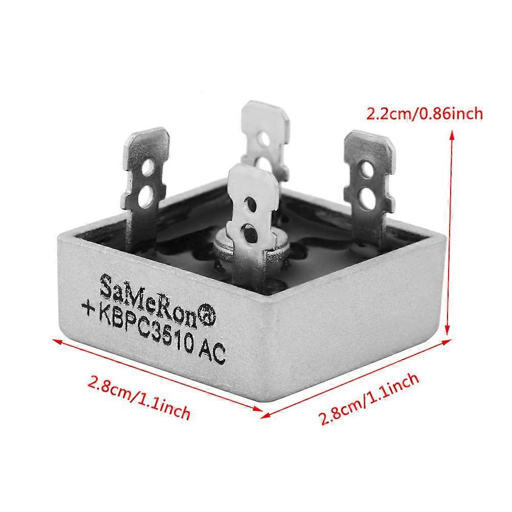 10pcs KBPC3510 35A 1000V Metal Case Silicon Bridge Rectifier | Fruugo UK