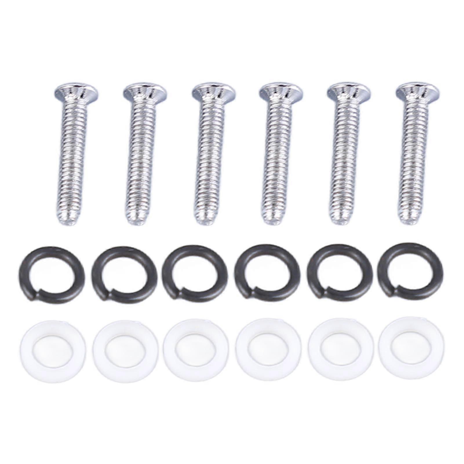 6Pcs Electric Guitar Tuning Peg Key Button Semicircle Shape Folk ...