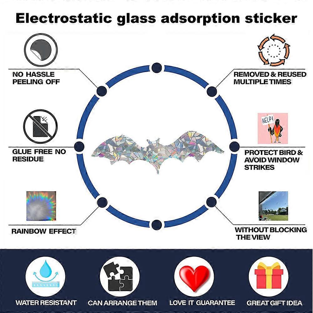 Anti Collision Window Stickers for Birds, Bird Deterrent for Windows ...