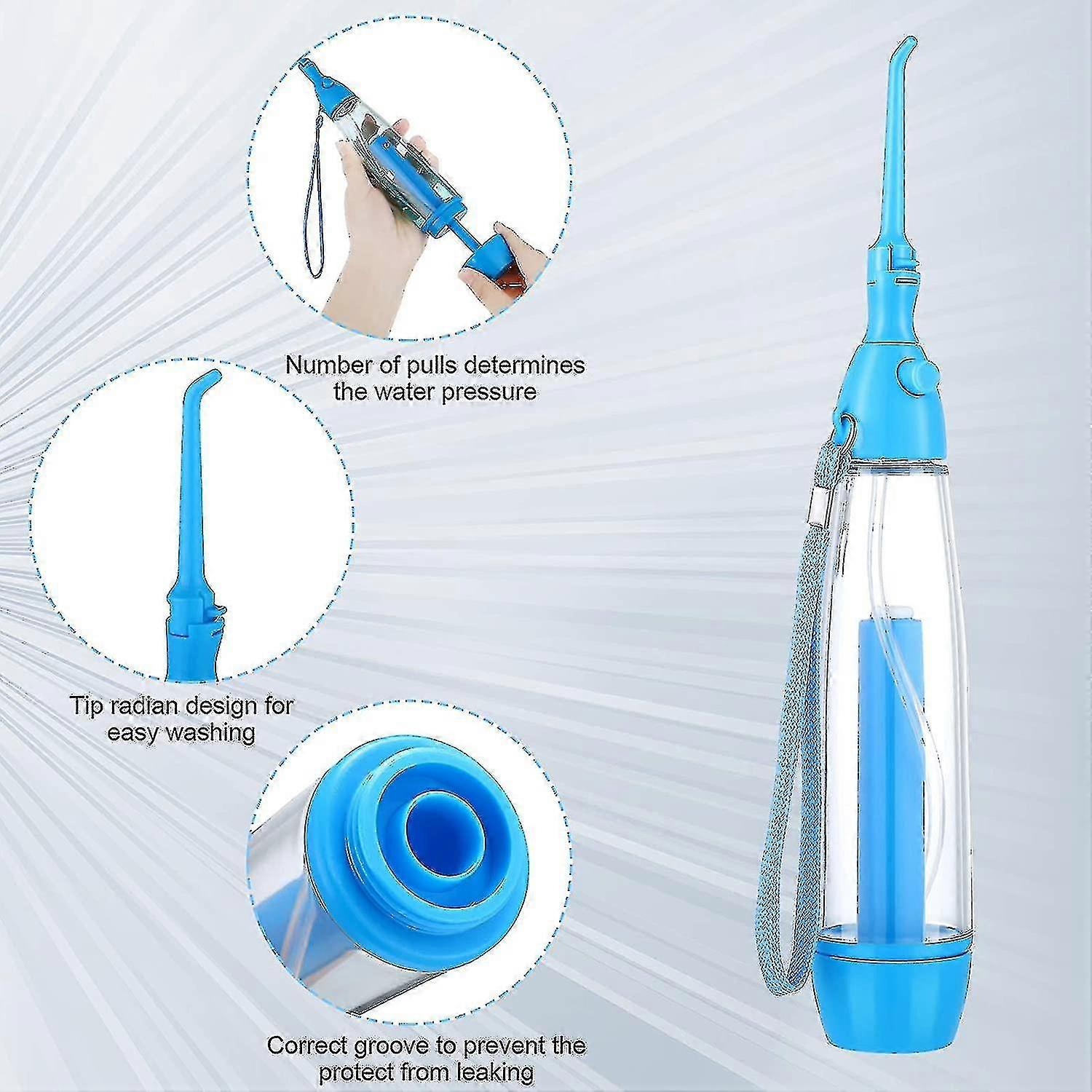 Tonsil Stone Remover Dental Water Jet Flosser Manual Pump Type Low ...