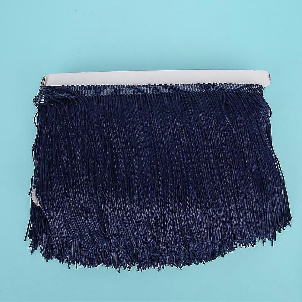 10yd 14cm Long Fringe Tassel Polyester Lace Trim Ribbon Sew Stage DIY ...