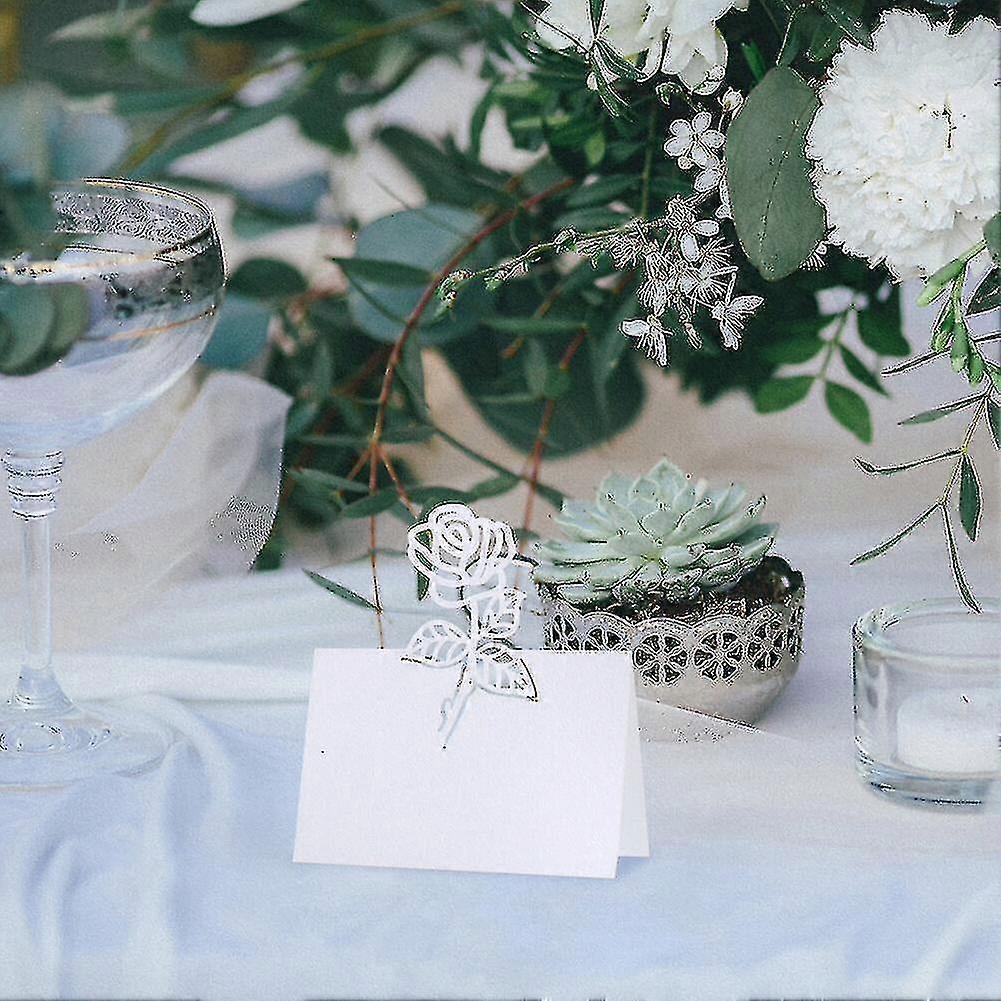 Table Place Cards, Place Cards For Table Setting, 50 Pack Hollow Out ...