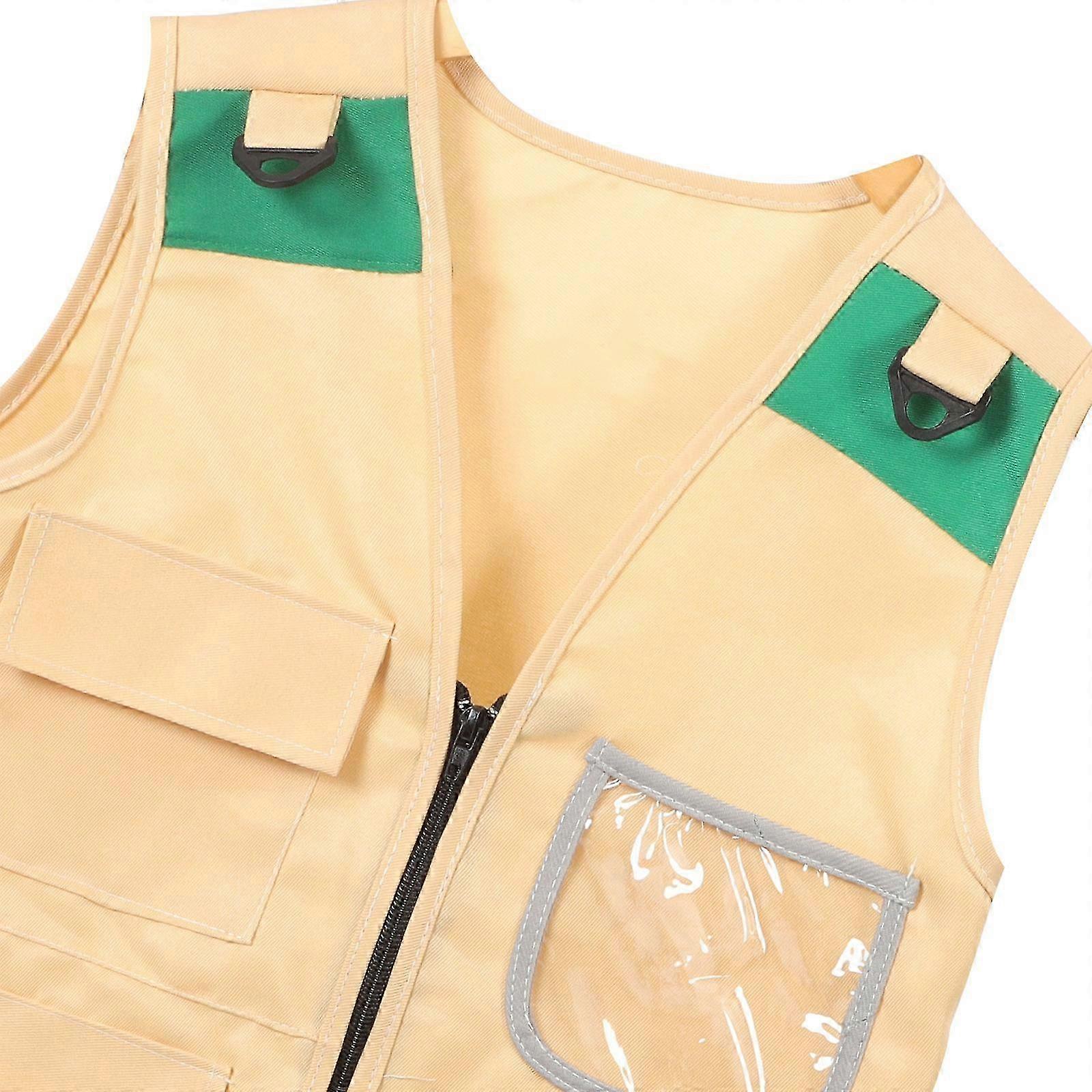 1 Set of Kids Explorer Kit Vest Hat Shovel Kettle Compass Kit Kids ...