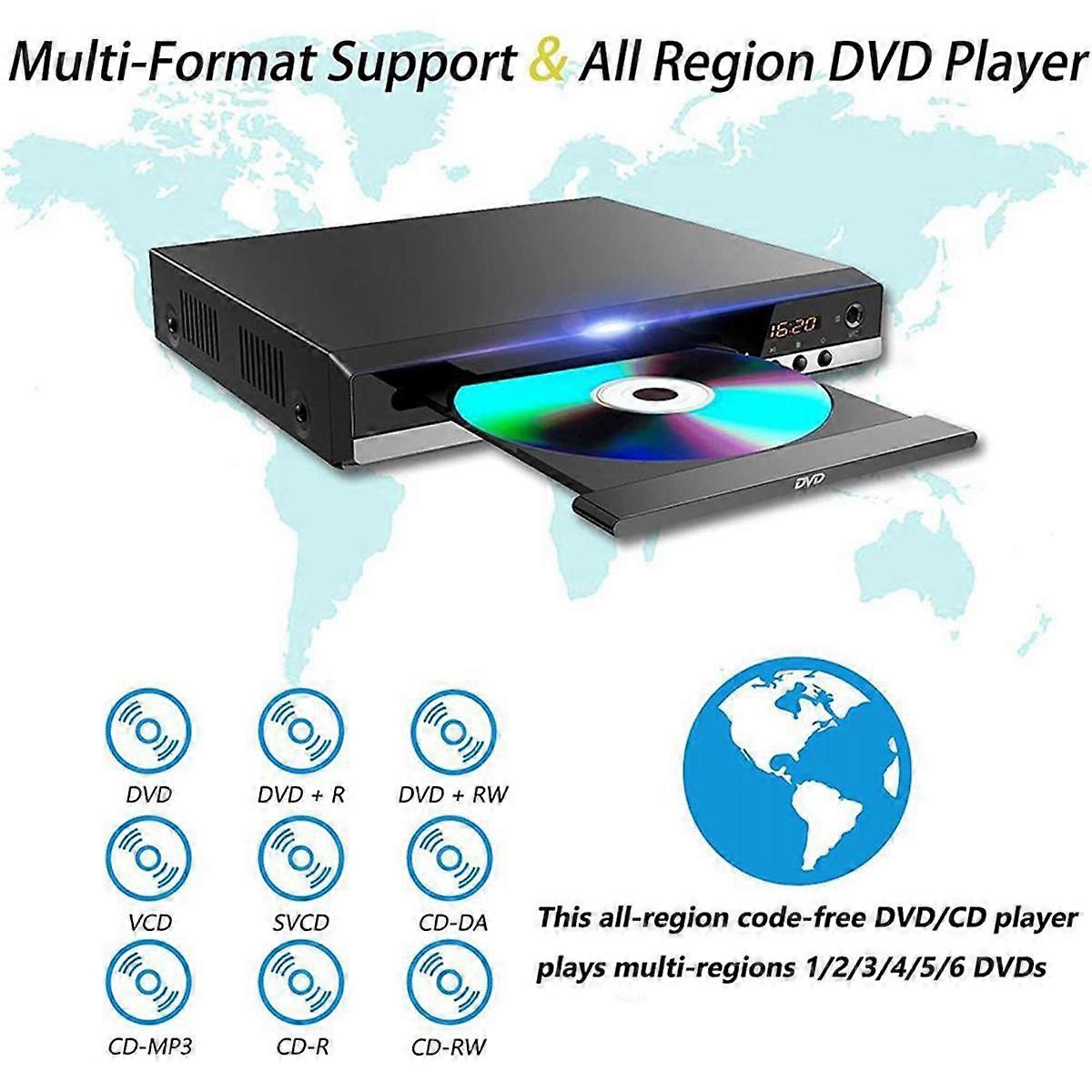 Home DVD Player 1080P DVD Video Player EVD Student CD Player VCD Eye ...