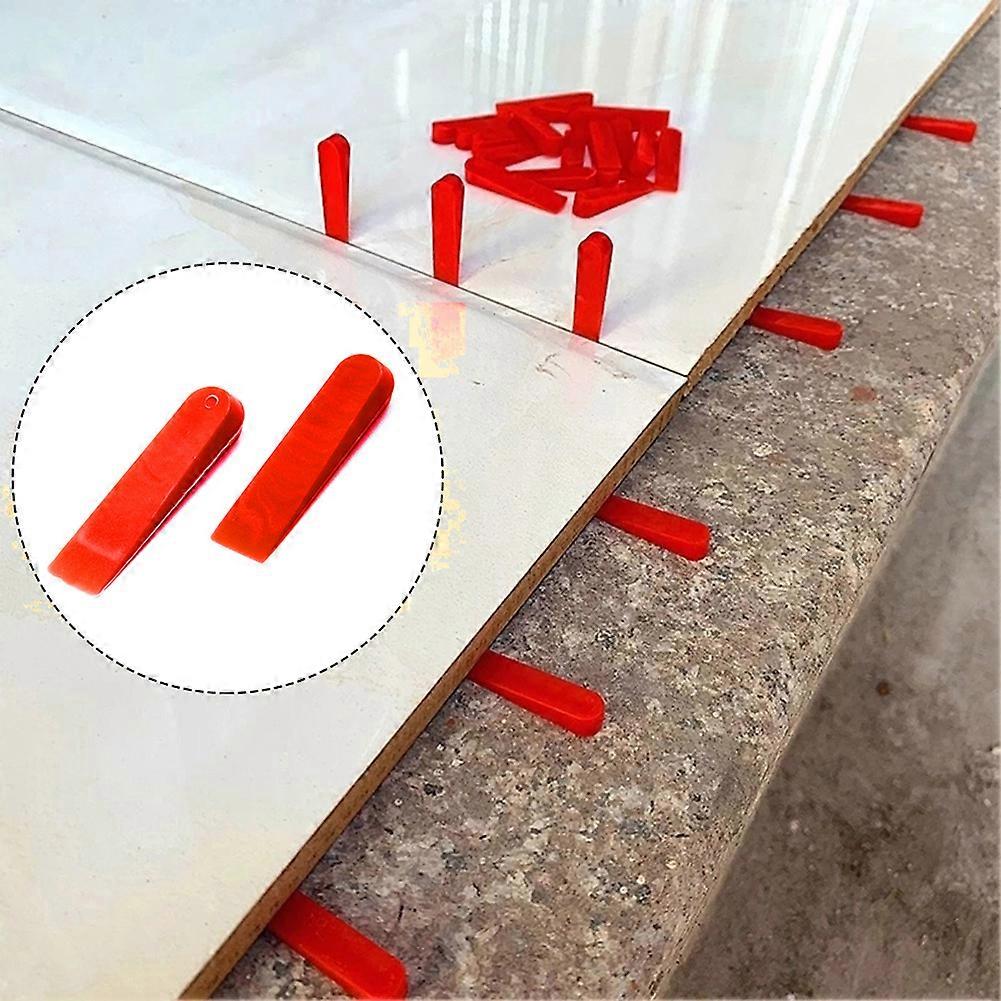 100Pcs Plastic Tile Spacers Reusable Positioning Clips Wall Flooring ...