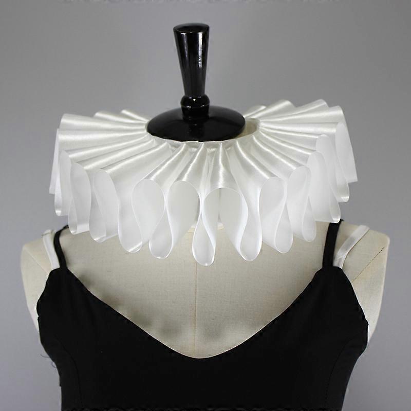 Renaissance Elizabethan Ruffled Collar Neck Ruffle Women Victorian ...