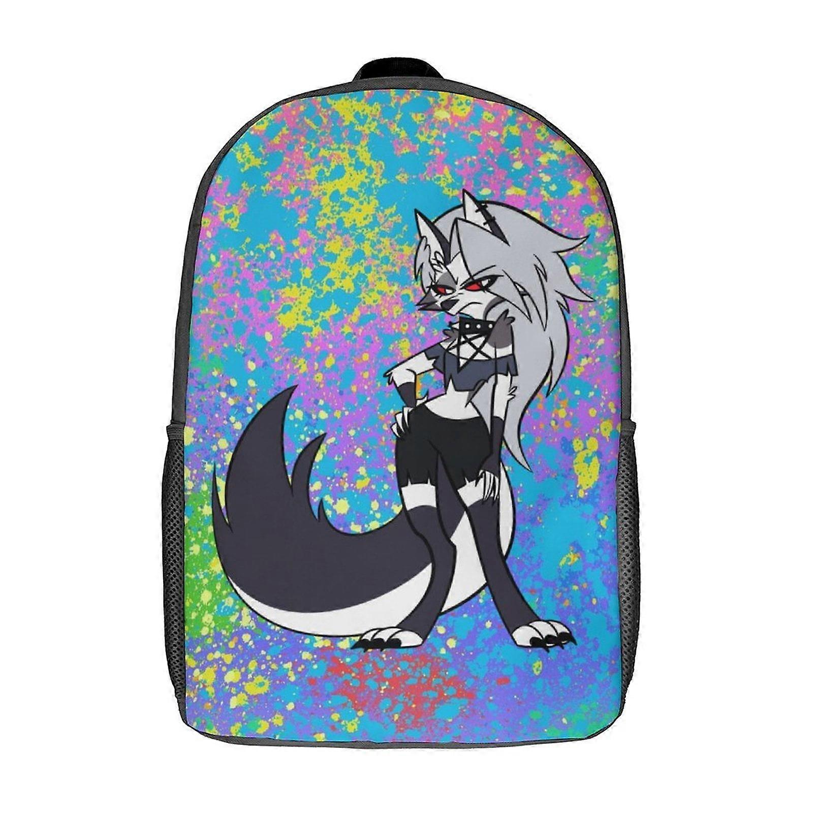 Animation Loona Helluva Boss Backpacks Basic Shoulder Daypack Bookbag ...