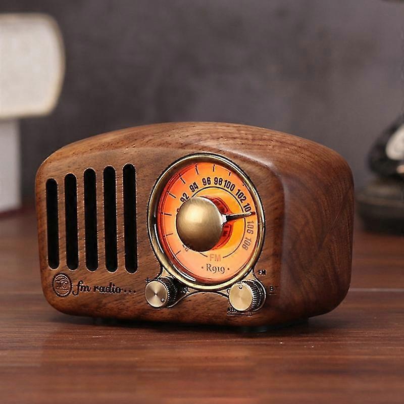 R919 Retro Radio Bluetooth Speaker, Fm Radio With Old Fashioned Classic ...