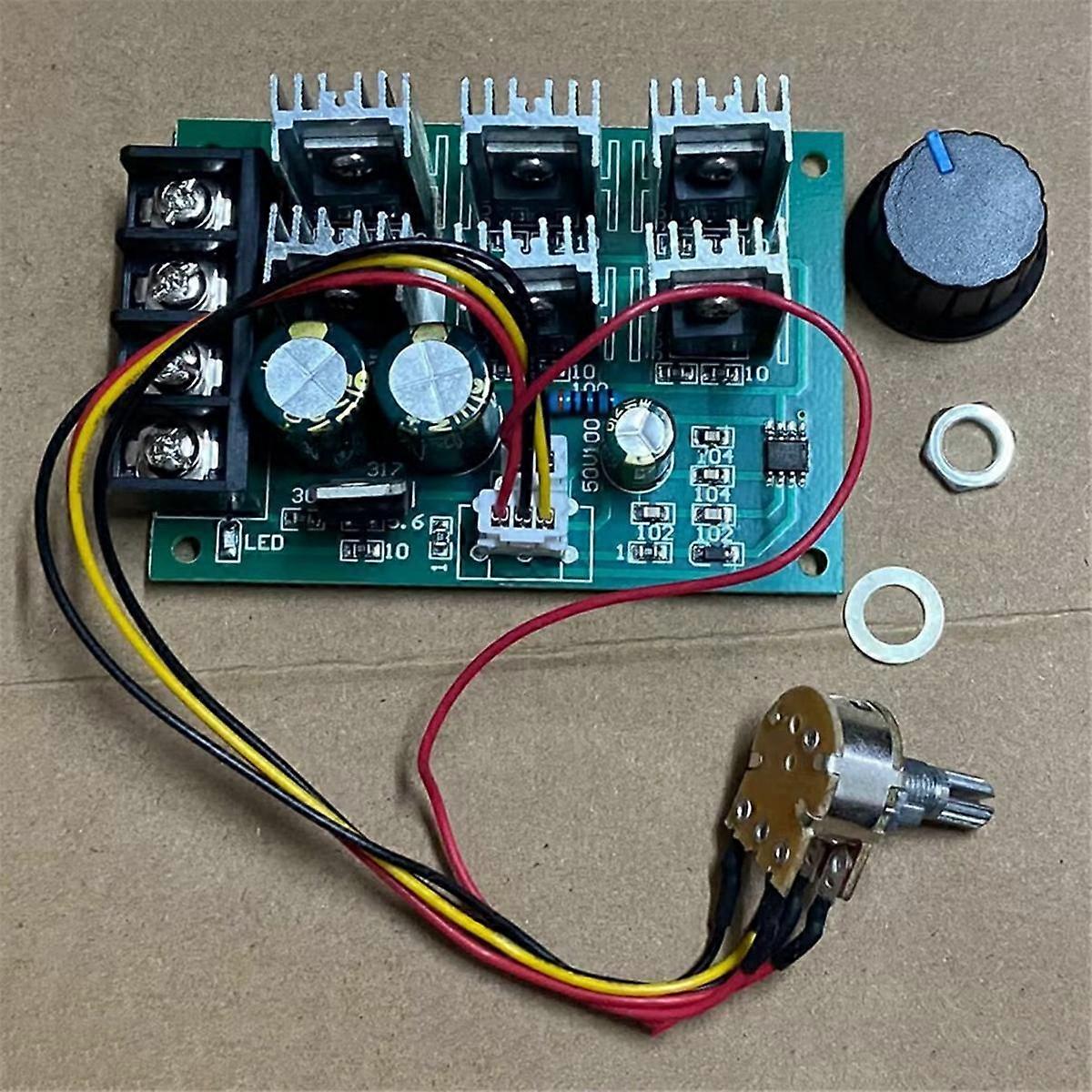 Motor Speed Regulator 12V 24V 36V 48V High Power Drive Module PWM Motor ...