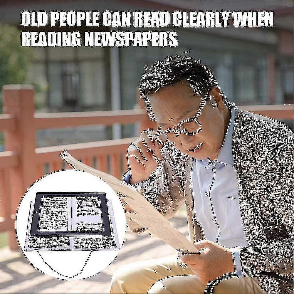Rectangular Magnifier For Visually Impaired 3x Full Page Magnifier ...