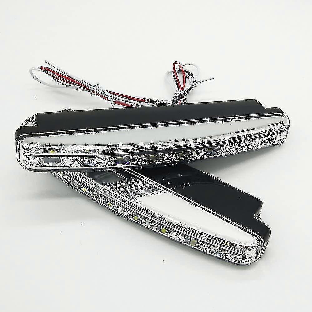 Led Daytime Running Lights, 12v 2 X 8 Led Daytime Running Lights E4 R87 ...