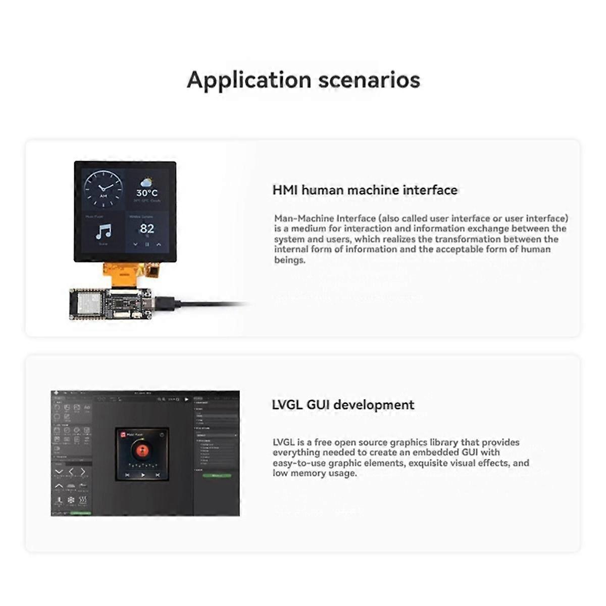 ESP32-S3 RGB LED Driver Board Onboard ESP32-S3-WROOM-1-N8R8 Module 40/ ...
