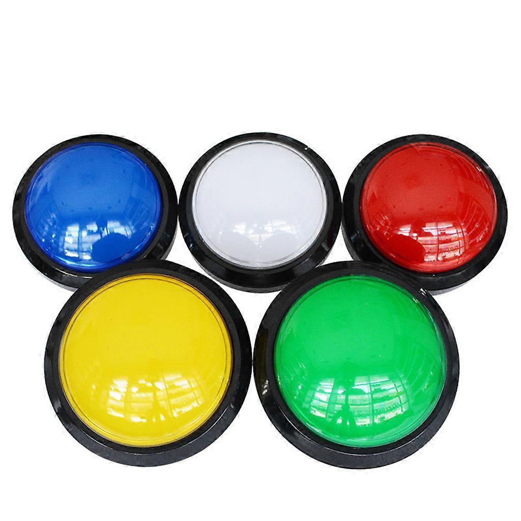 Arcade Push Buttons 100mm Big Push Button LED Illuminated with Microswitch | Fruugo UK
