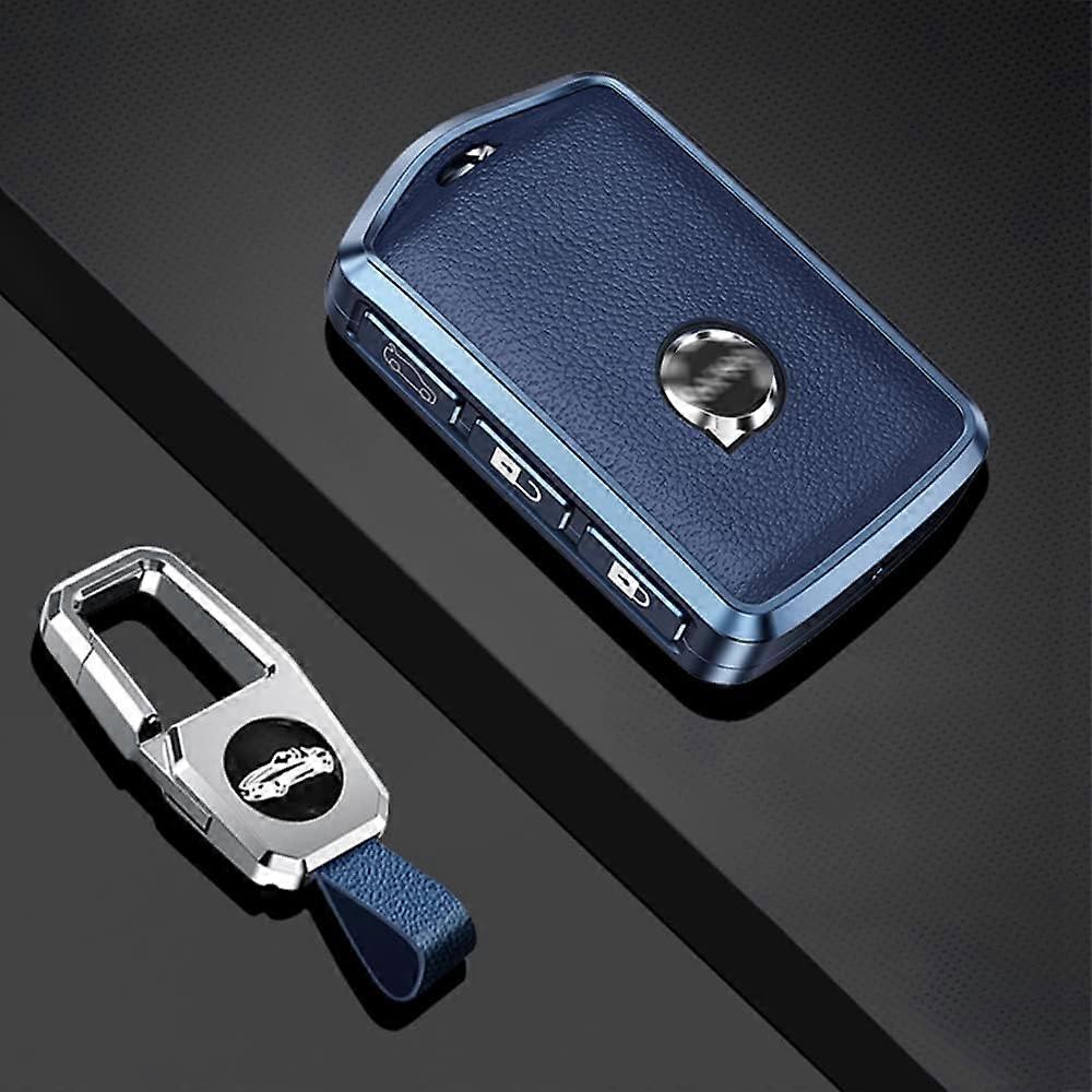 Fits Volvo Smart Car Key Case (Blue), Protective Case with Key Fob for ...