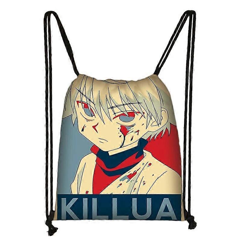 Anime HUNTERxHUNTER Backpack Hunter X Hunter Women Drawstring Bag HXH ...