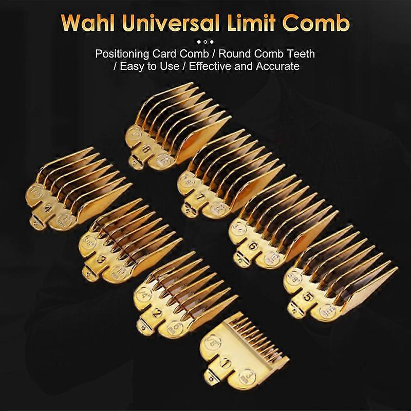 8Pcs for Wahl Hair Clipper Limit Comb Guide Attachment Size Barber Replacement Hair Salon Tools ...