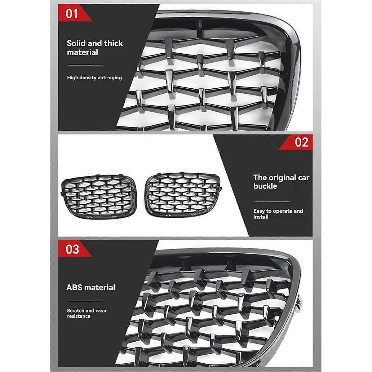 For 5 Series GT F07 Hatchback 2010-2017 Car Meteor Style Front Grille ...