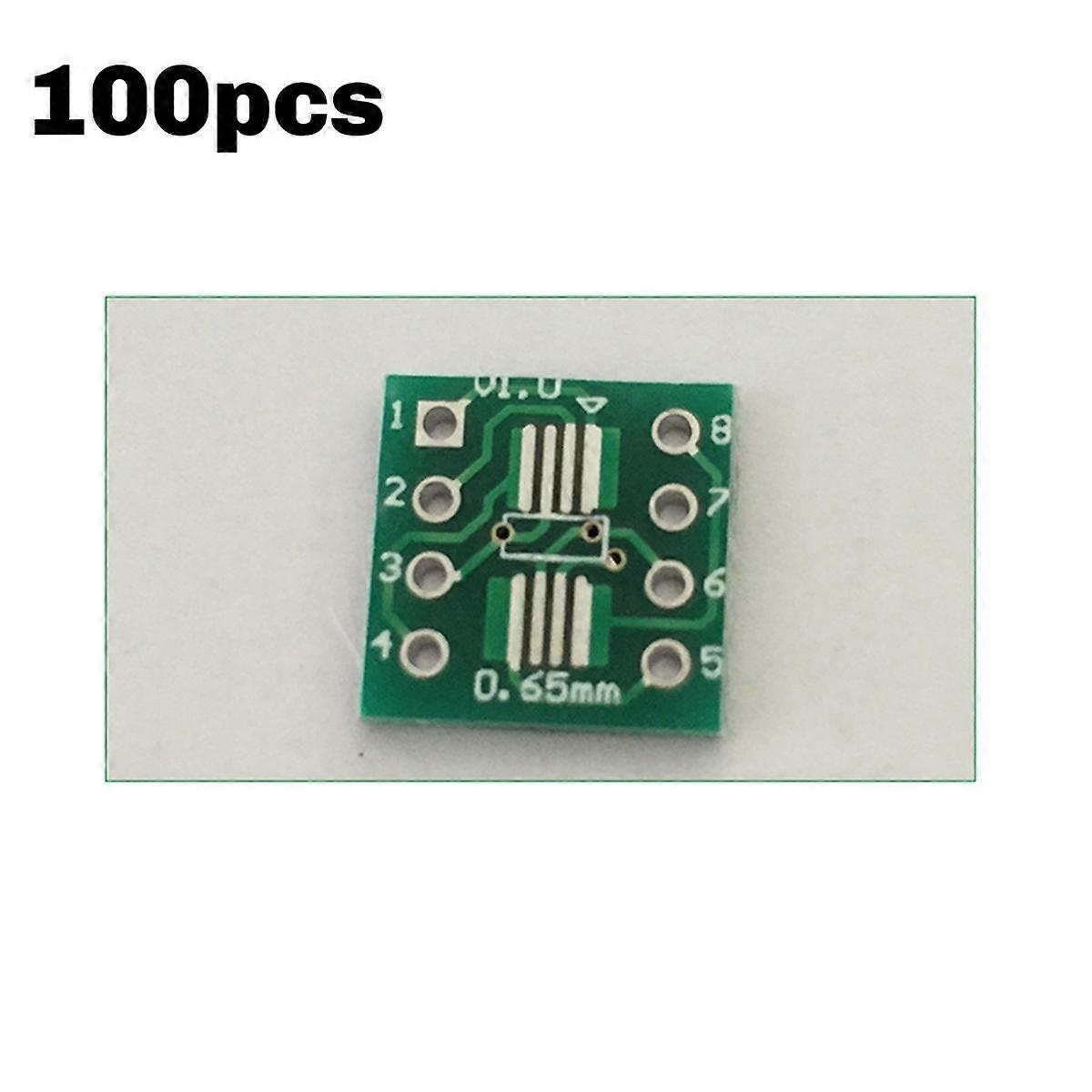 100PCS SOP8 to DIP8 IC Adapter Converter Kit, SMD to DIP Socket Board, 0.65mm 1.27mm Pitch ...