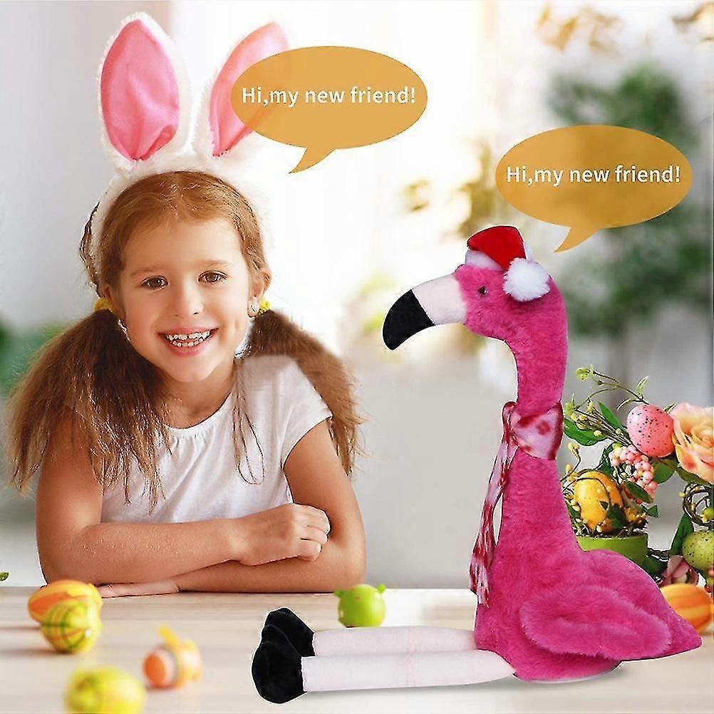 Flamingo Plush Dancing Toy Electric Flamingo Stuffed Toy Talks and ...