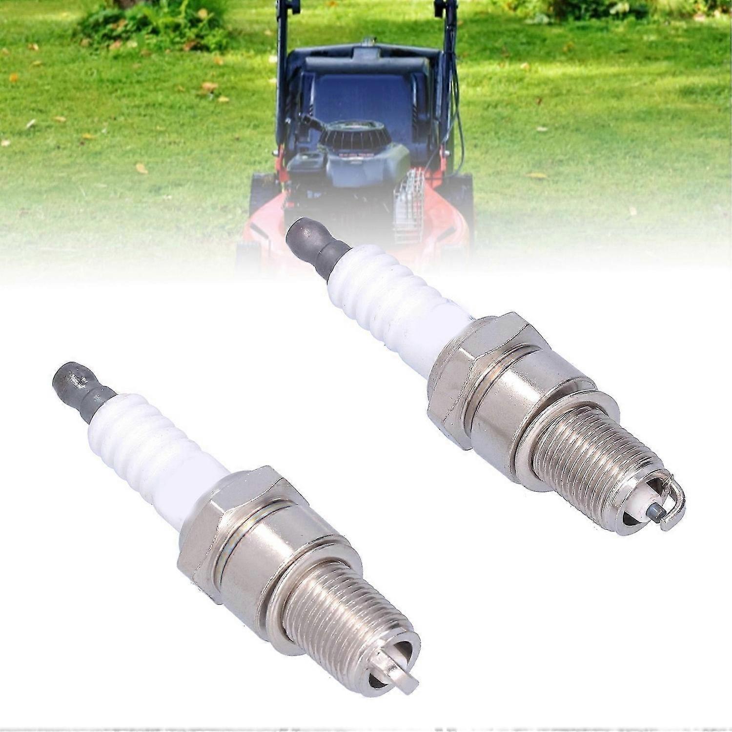 2PCS Spark Plug Replacement F6RTC for MTD 95110292 75110292 Torch Engine 131039 Lawn Mower ...
