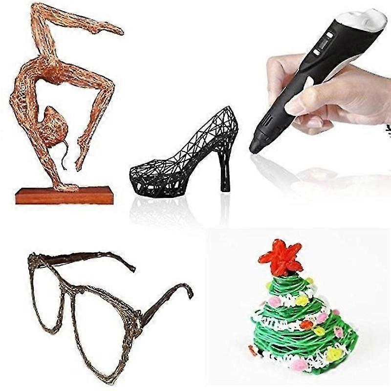 3D Pen Filament 12 Colors 1.75Mm 3m Per Color 3D Printing Materials ...