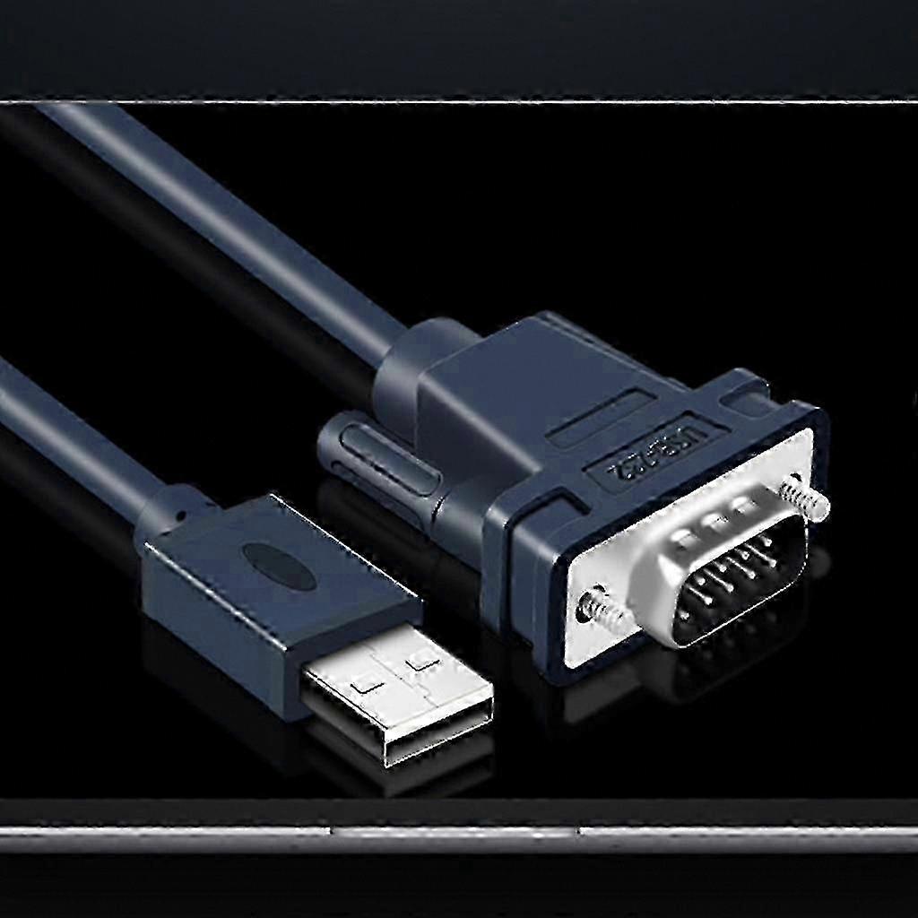 USB to RS232 DB9 Male Serial Adapter Cable, Plug & Play COM Port ...