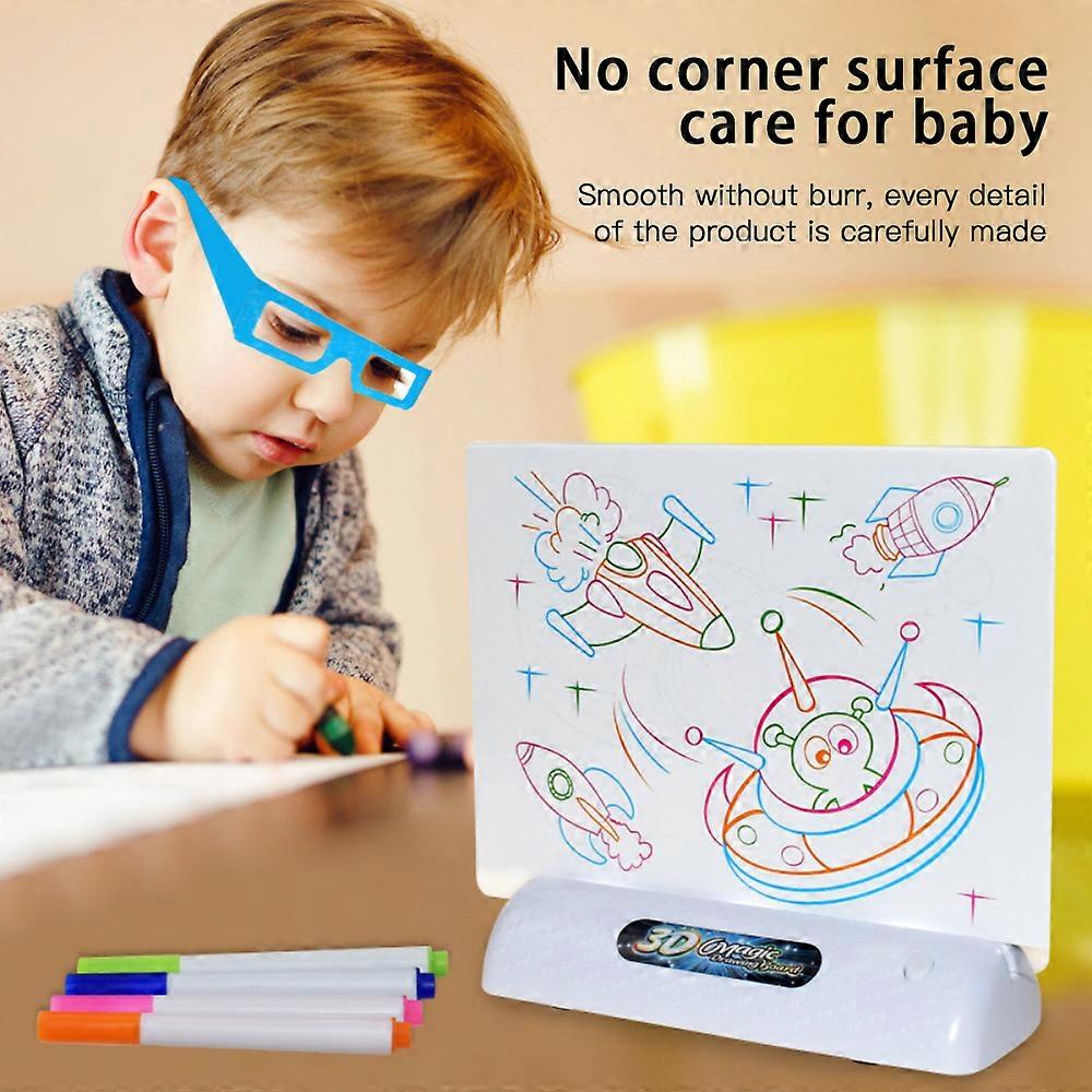 1 Set 3D Drawing Board Toys Creative Art Magic Board With Pen ...