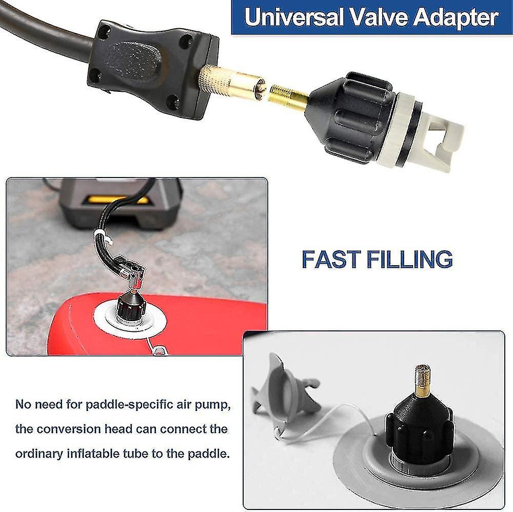 Kayak Pump Adapter Inflator Nozzle Compressor Accessory Inflator ...