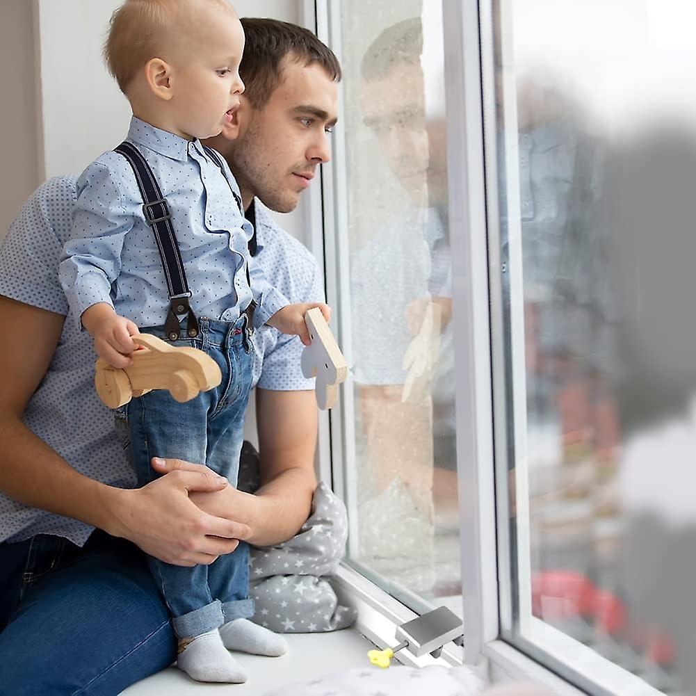 Sliding Window Stopper, Sliding Window Lock with Adjustable Key Sliding ...