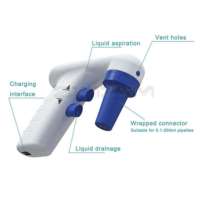 Electric pipette controller laboratory equipment electronic pipette ...