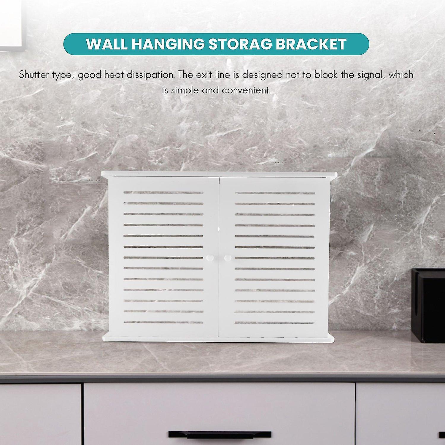 Wireless Wifi Router Stora Boxes Box Cable Wire Bracket Hanging Plug ...