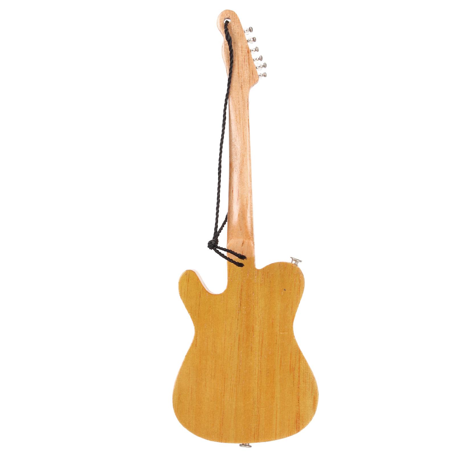 Mini Guitar Model Safe Smoothing Wood Simple Elegant Rich Details ...